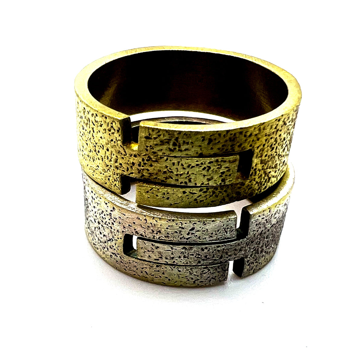 Adjustable Slide Ring - Brass – Eric Silva Design
